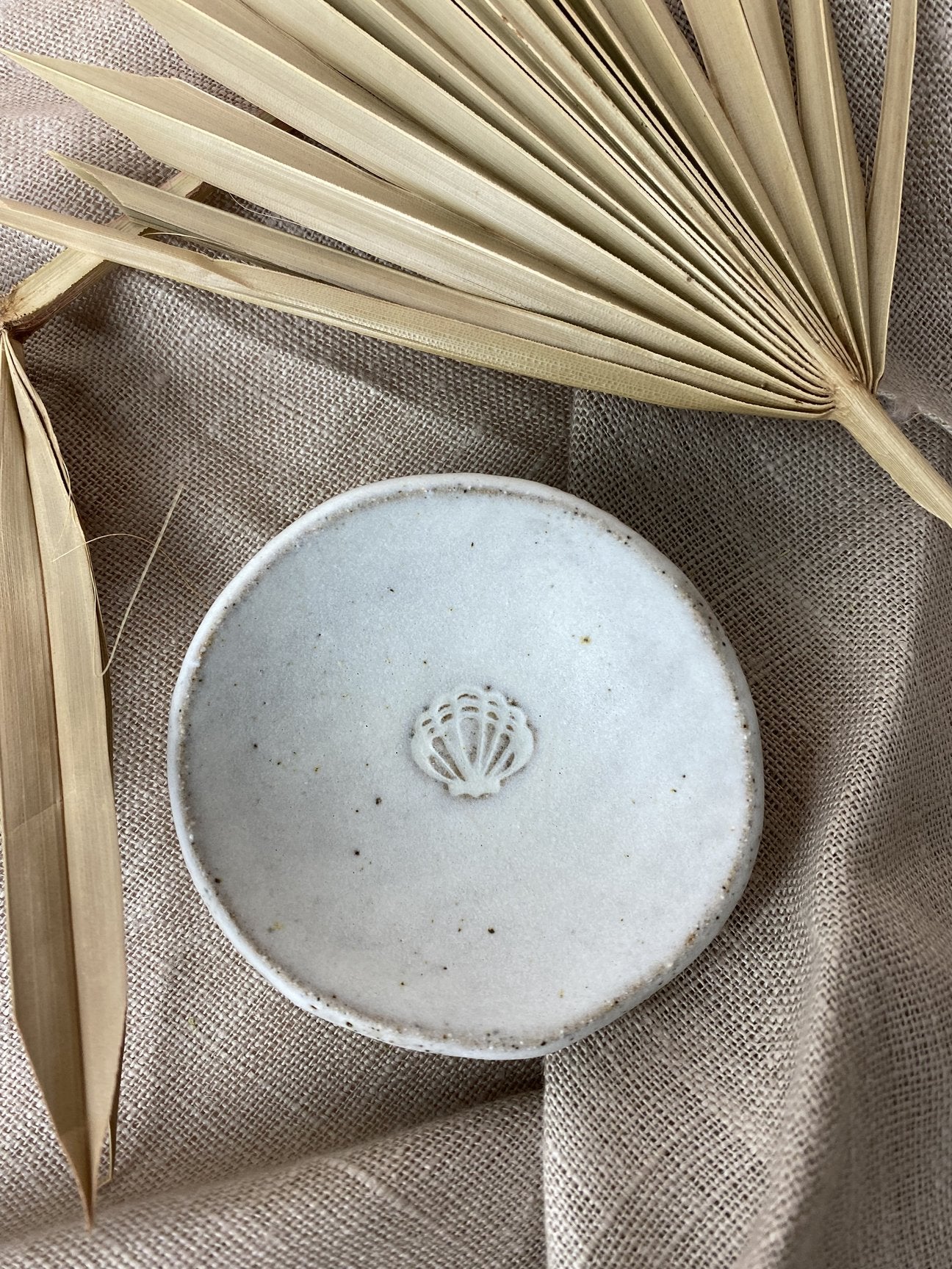 Round Trinket Dish Shell
